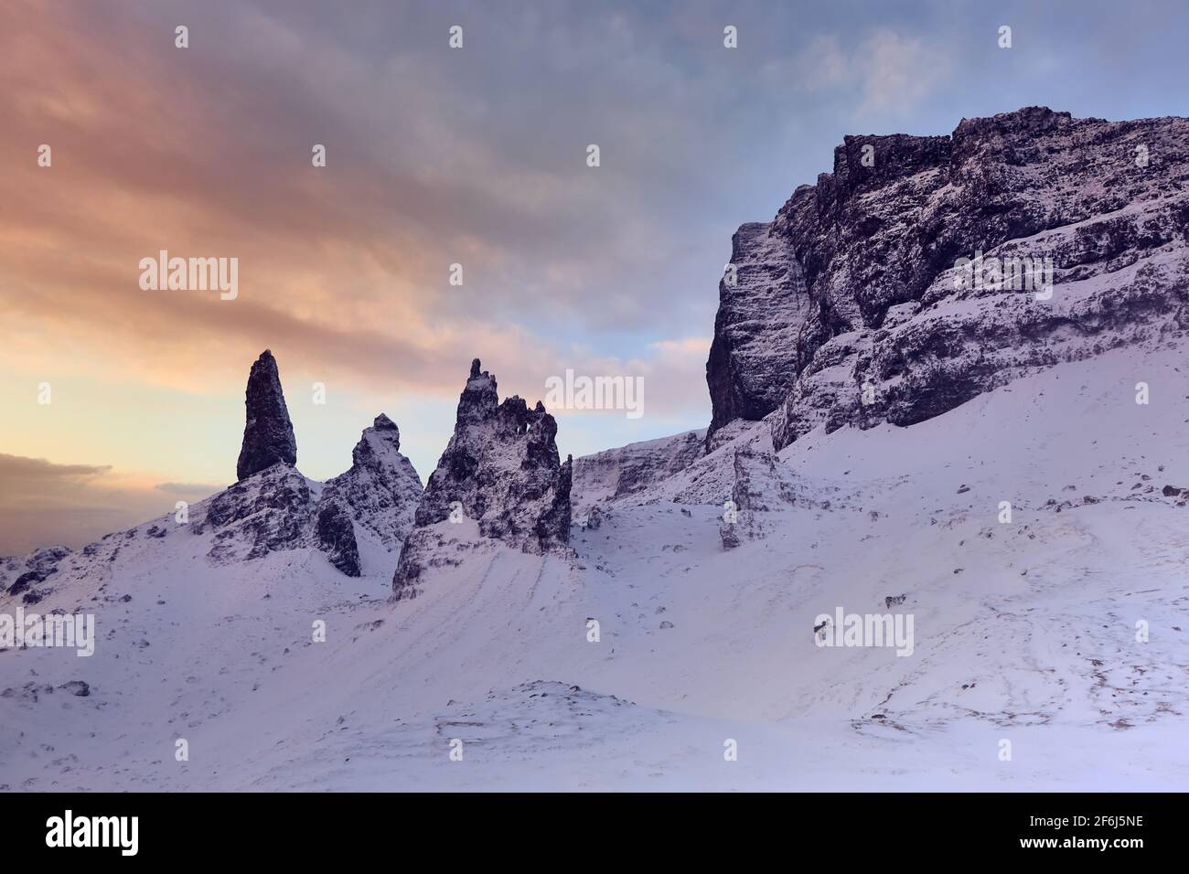 Old Man Storr, Isle Skye, Scotland. famous place. stunning rock ...