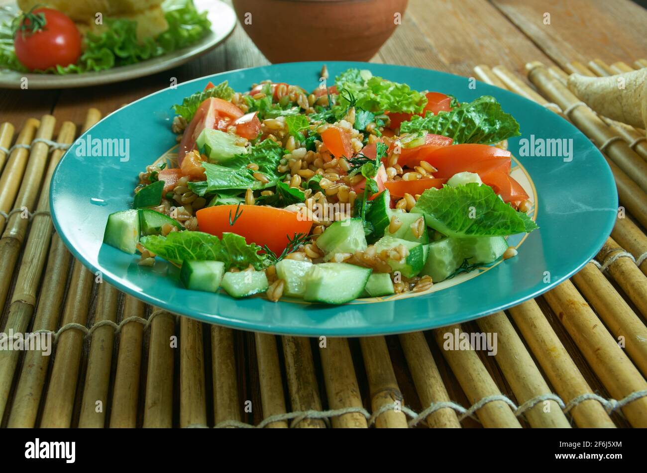 Cajun Spelt, tender kernels with Cajun flavors Stock Photo - Alamy