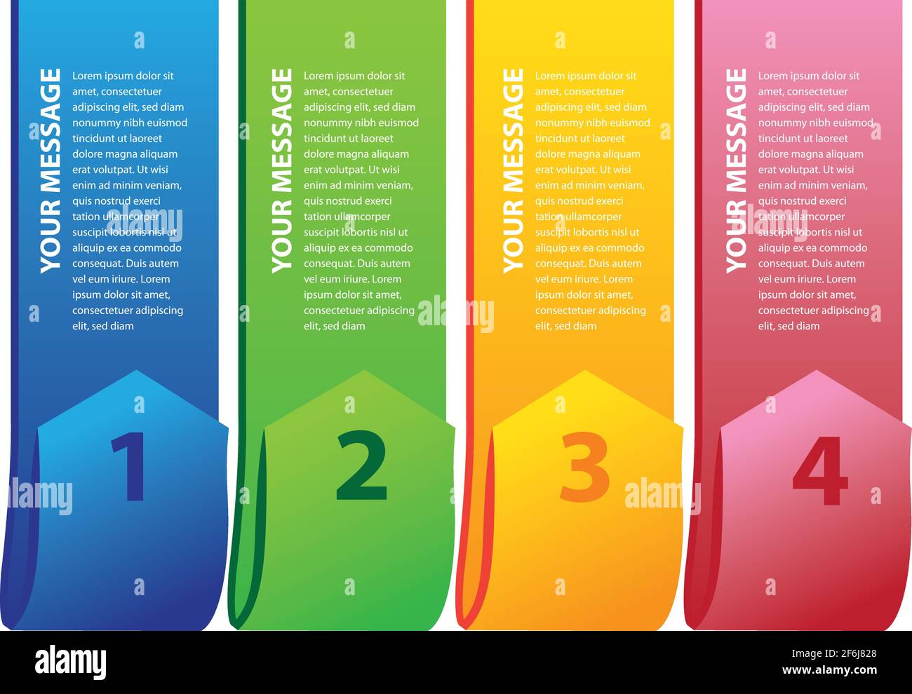 Simple Layout design with alphabet and area for own copy. Vector ...