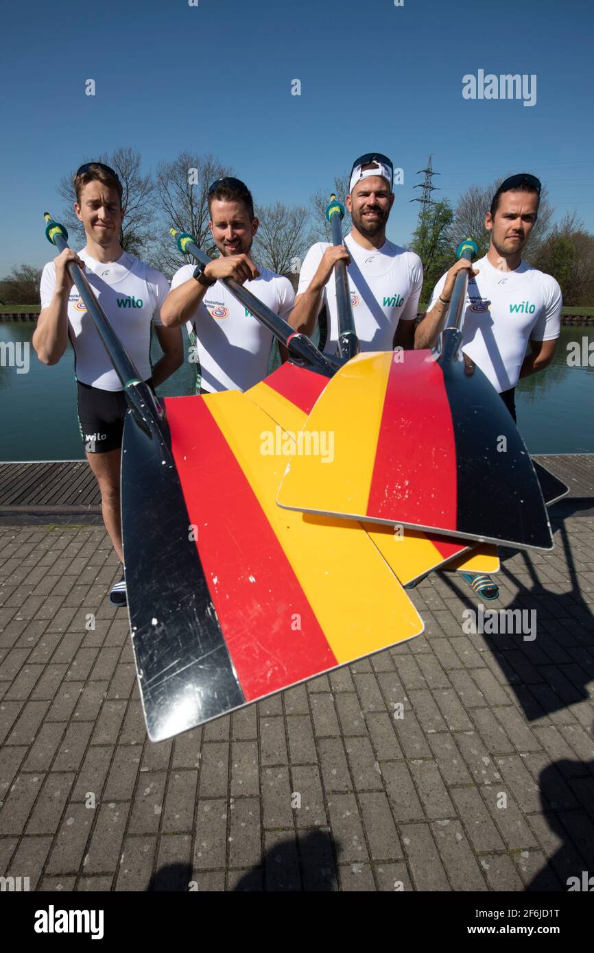 The four without a helmsman 2021, from left: Wolf-Niclas SCHROEDER ...