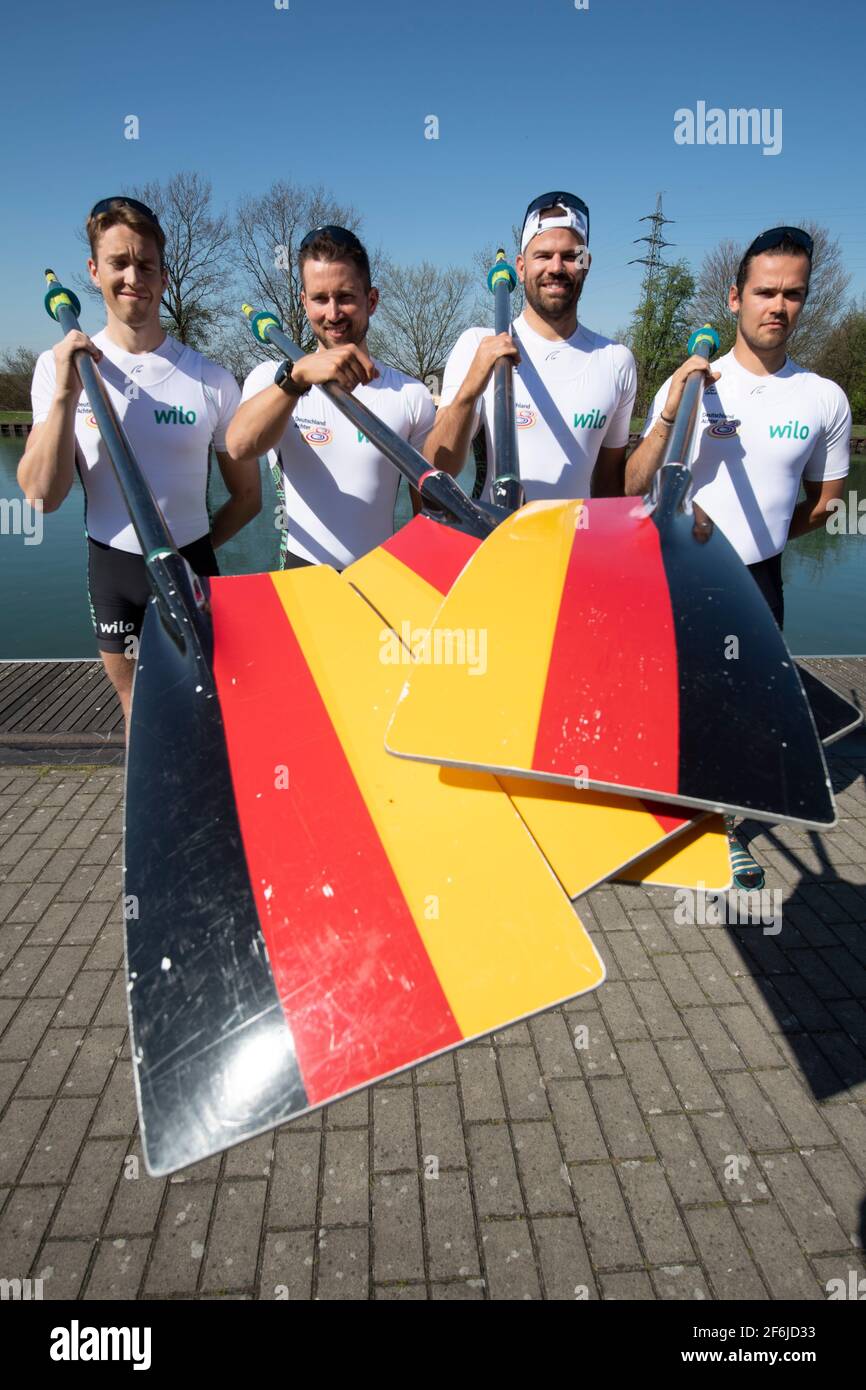 The four without a helmsman 2021, from left: Wolf-Niclas SCHROEDER ...