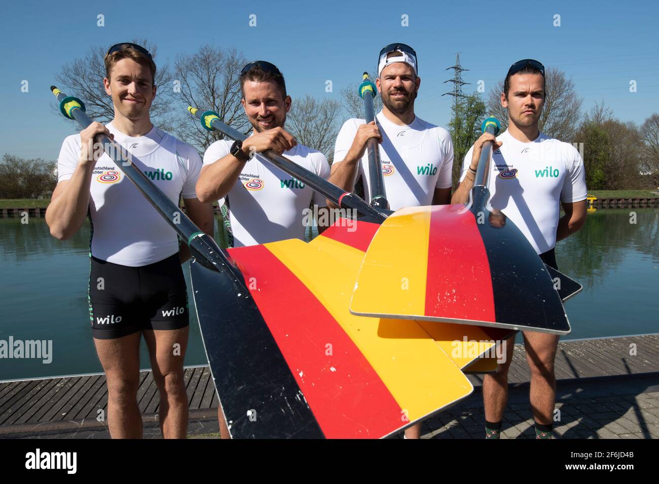 The four without a helmsman 2021, from left: Wolf-Niclas SCHROEDER ...