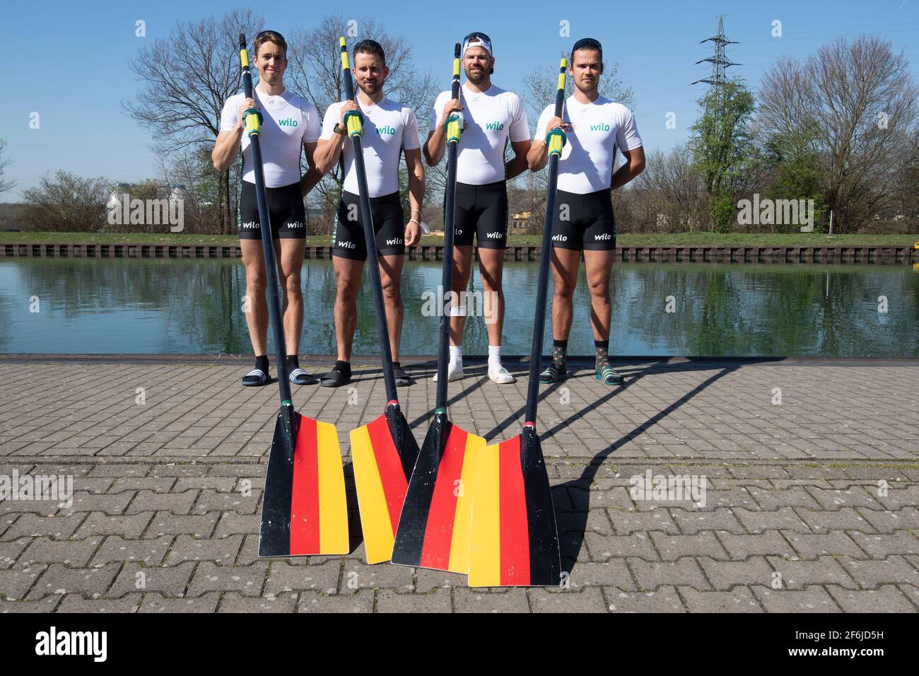 The four without a helmsman 2021, from left: Wolf-Niclas SCHROEDER ...
