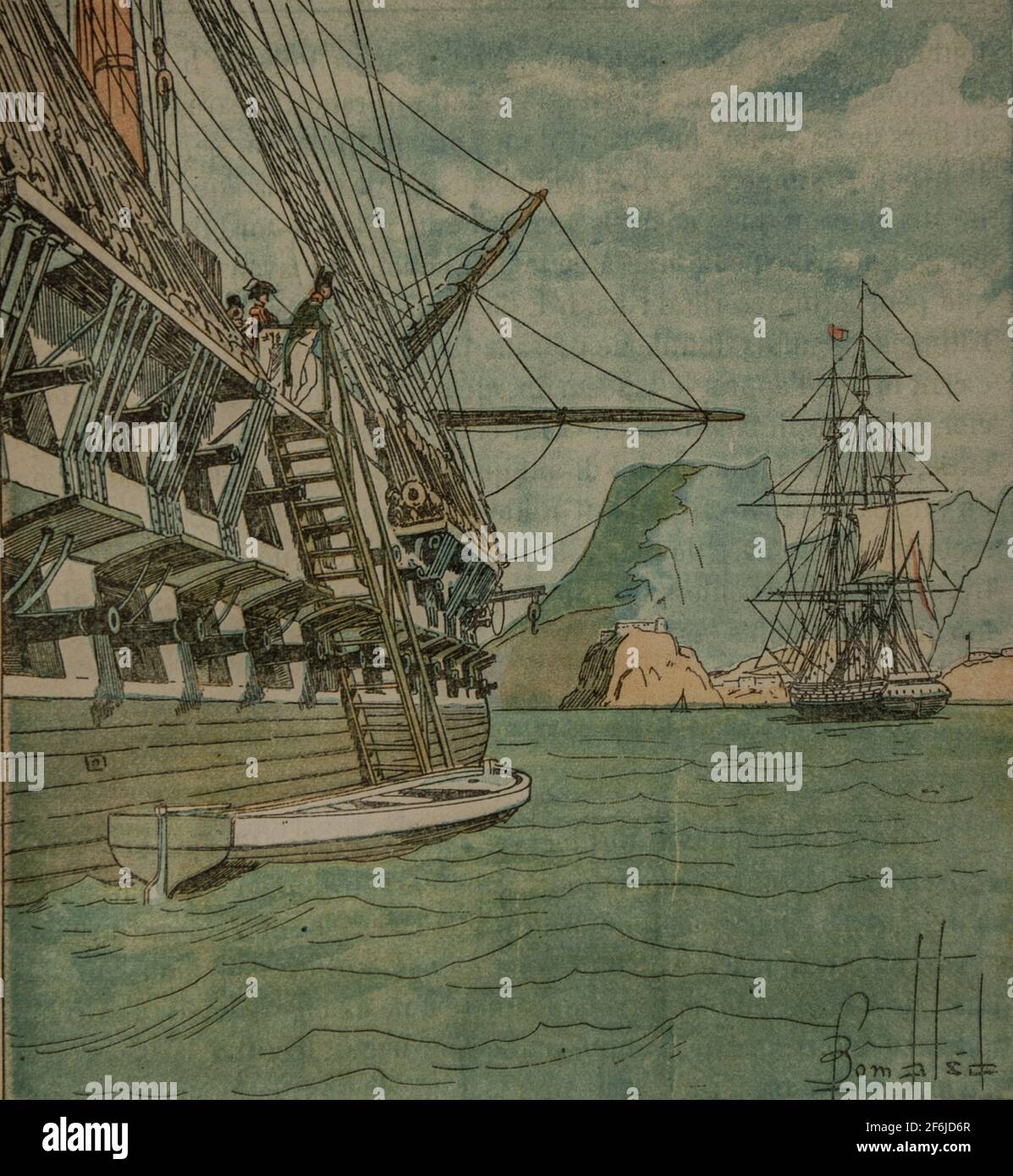 arrivee a sainte helene ,le memorial de sainte helene par le comte de ...