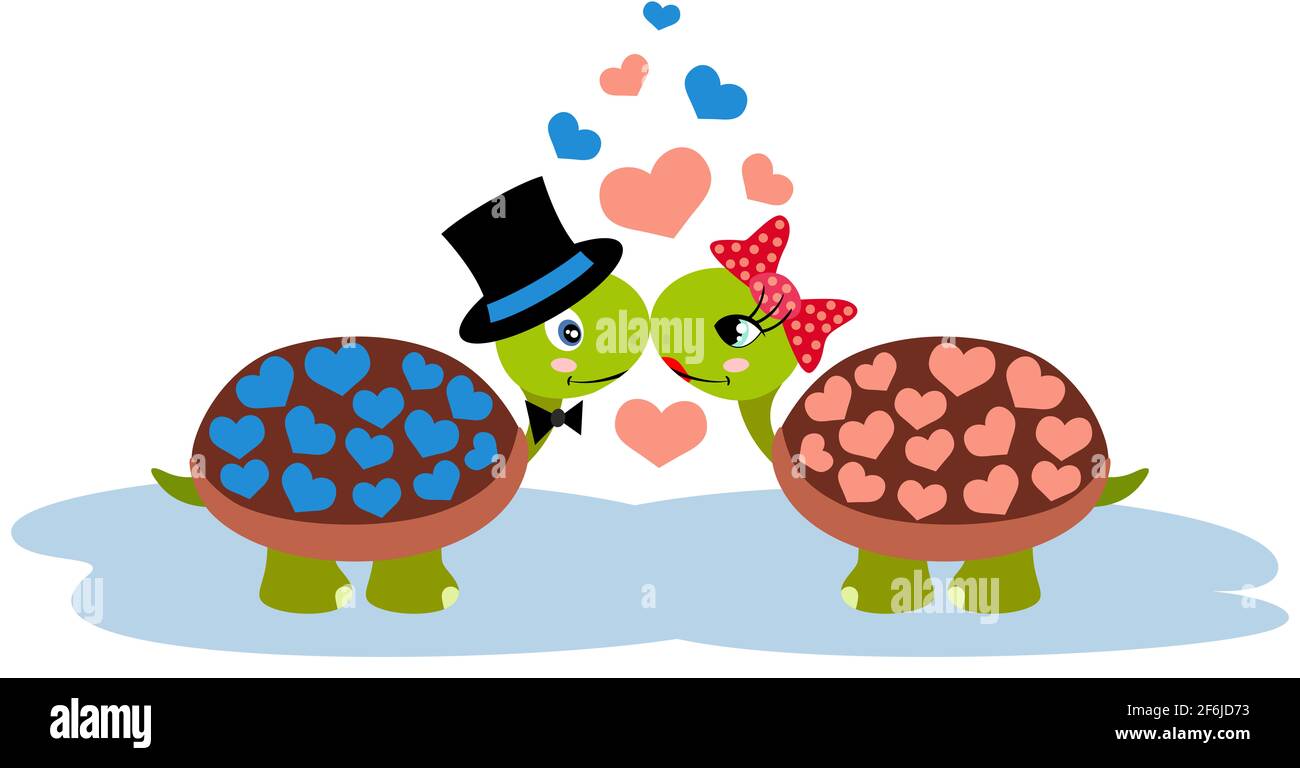 Lovely turtles hi-res stock photography and images - Alamy