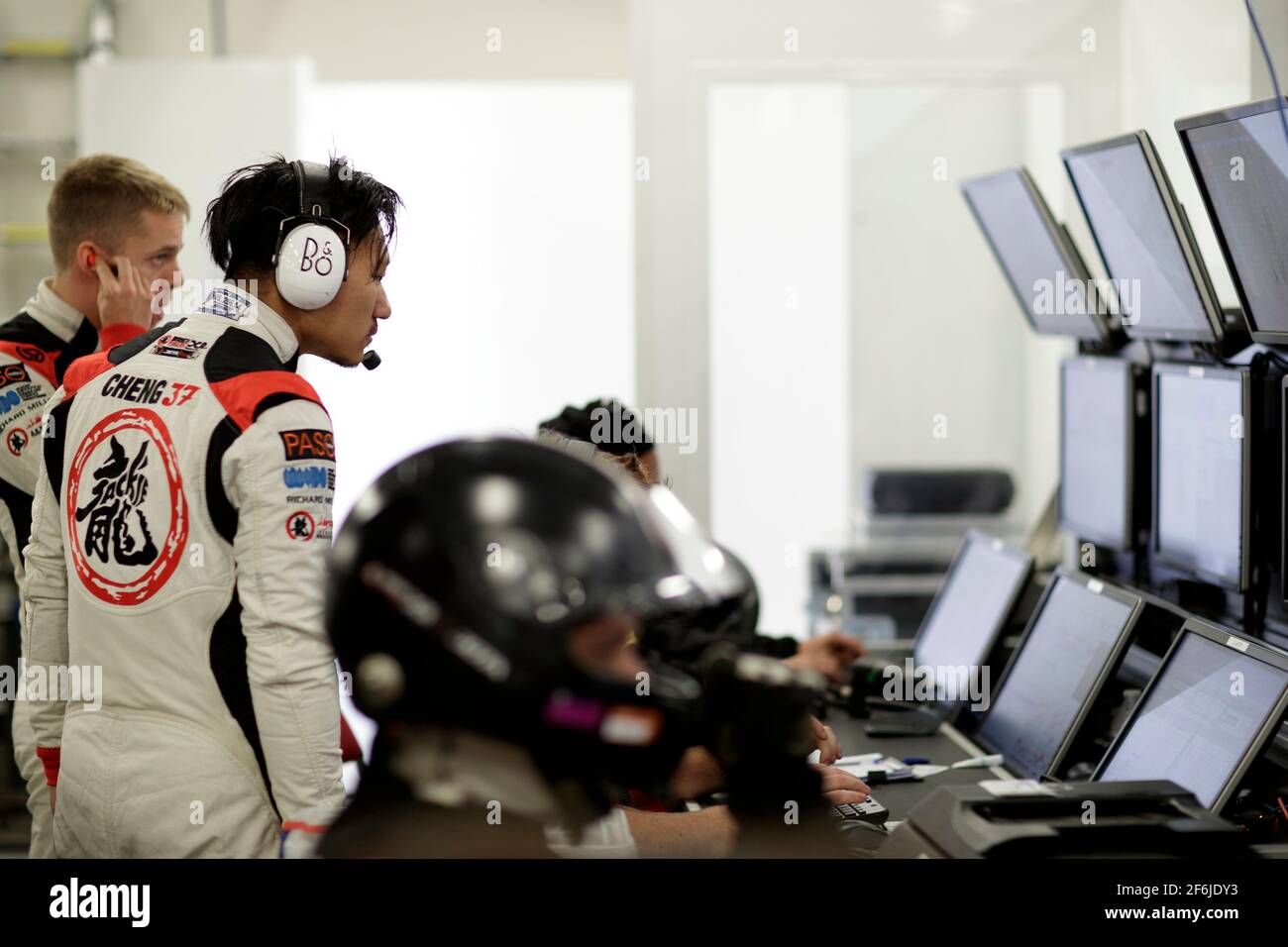 CHENG David (chi), Oreca 07 Gibson team Jackie Chan DC racing, ambiance ...