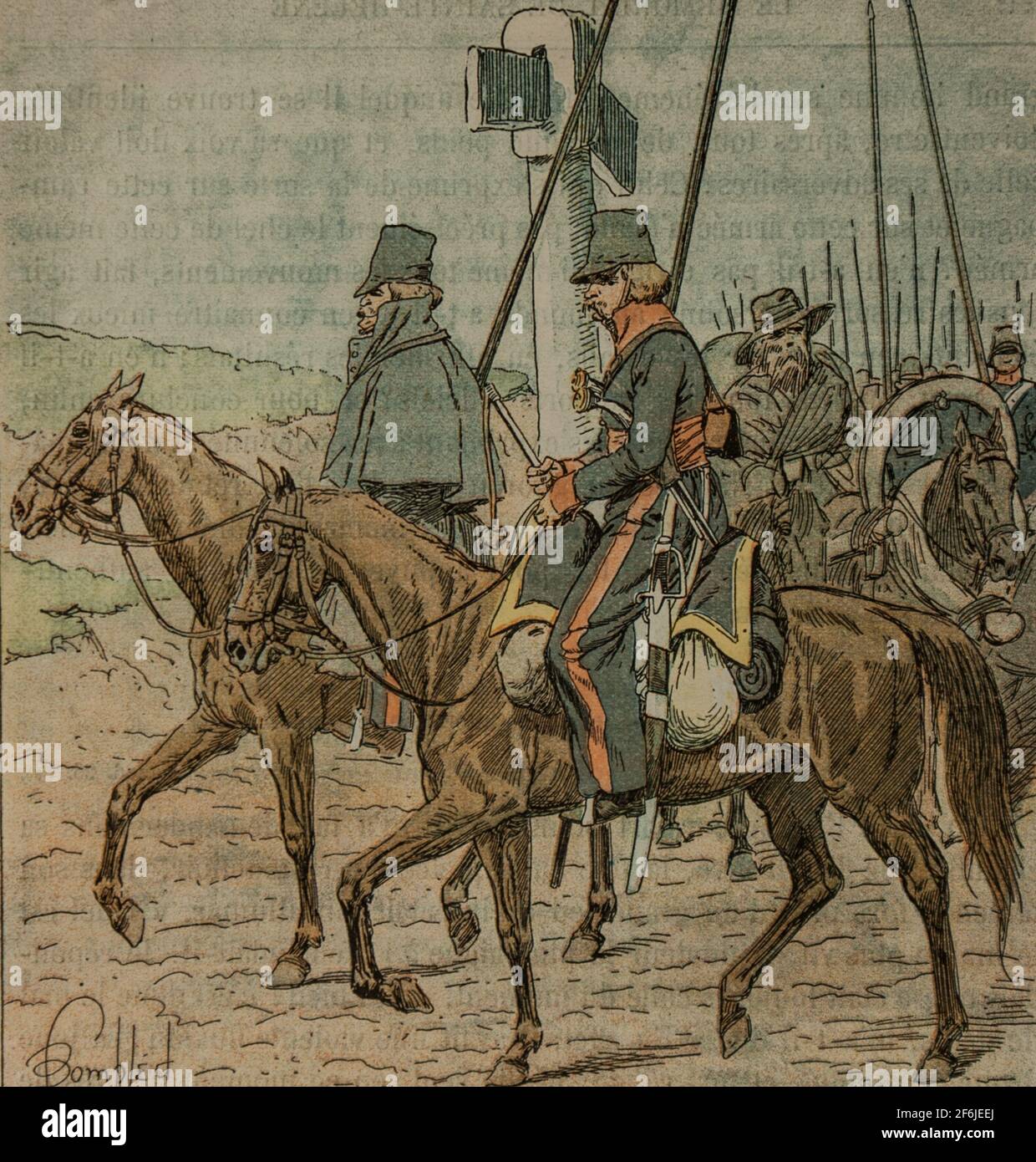 les cosaques reguliers du don ,le memorial de sainte helene par le ...