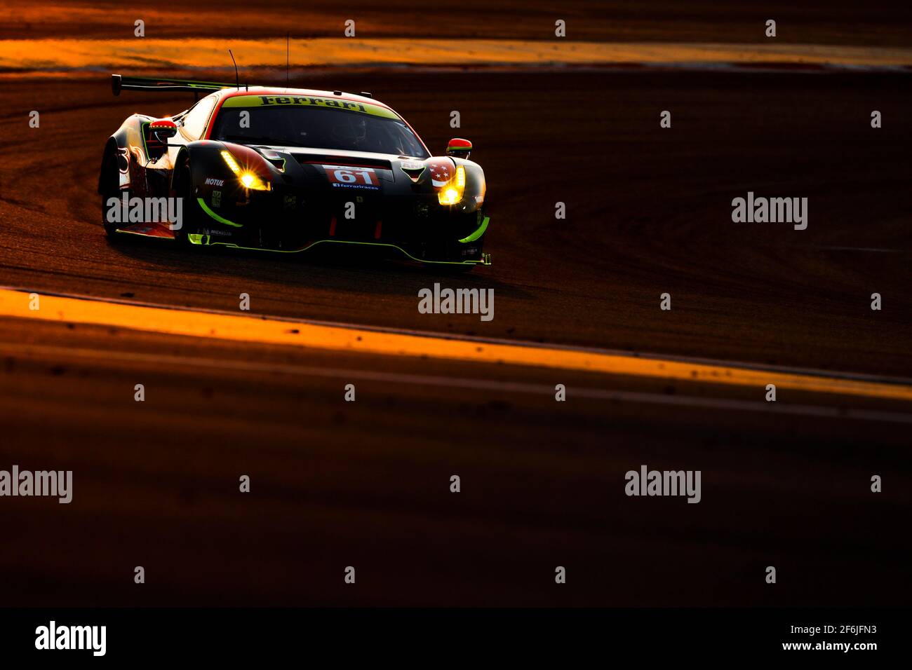 61 MOK Weng Sun (mys), SAWA Keita (jpn), GRIFFIN Matthew (irl), Ferrari ...