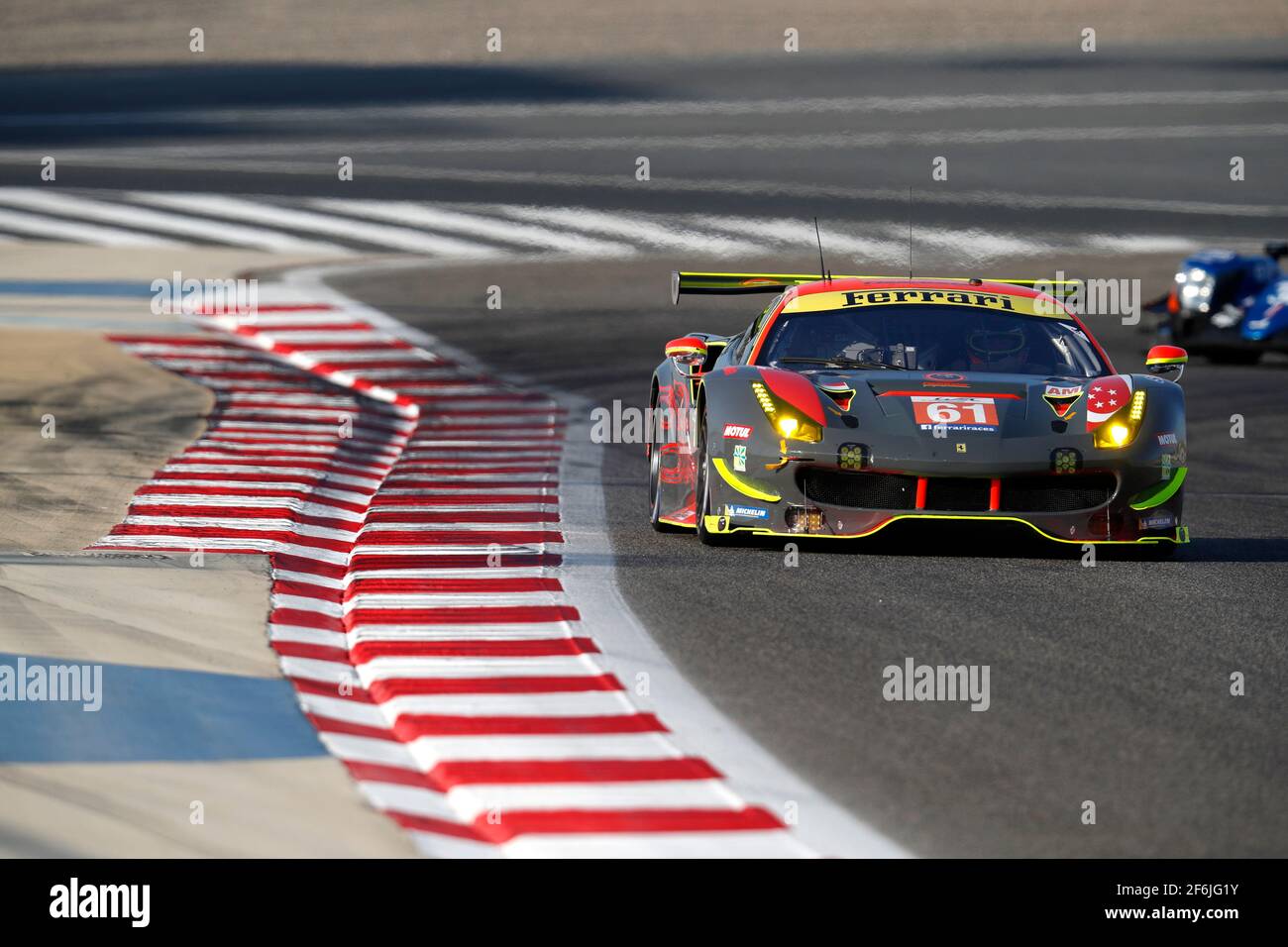 61 MOK Weng Sun (mys), SAWA Keita (jpn), GRIFFIN Matthew (irl), Ferrari ...