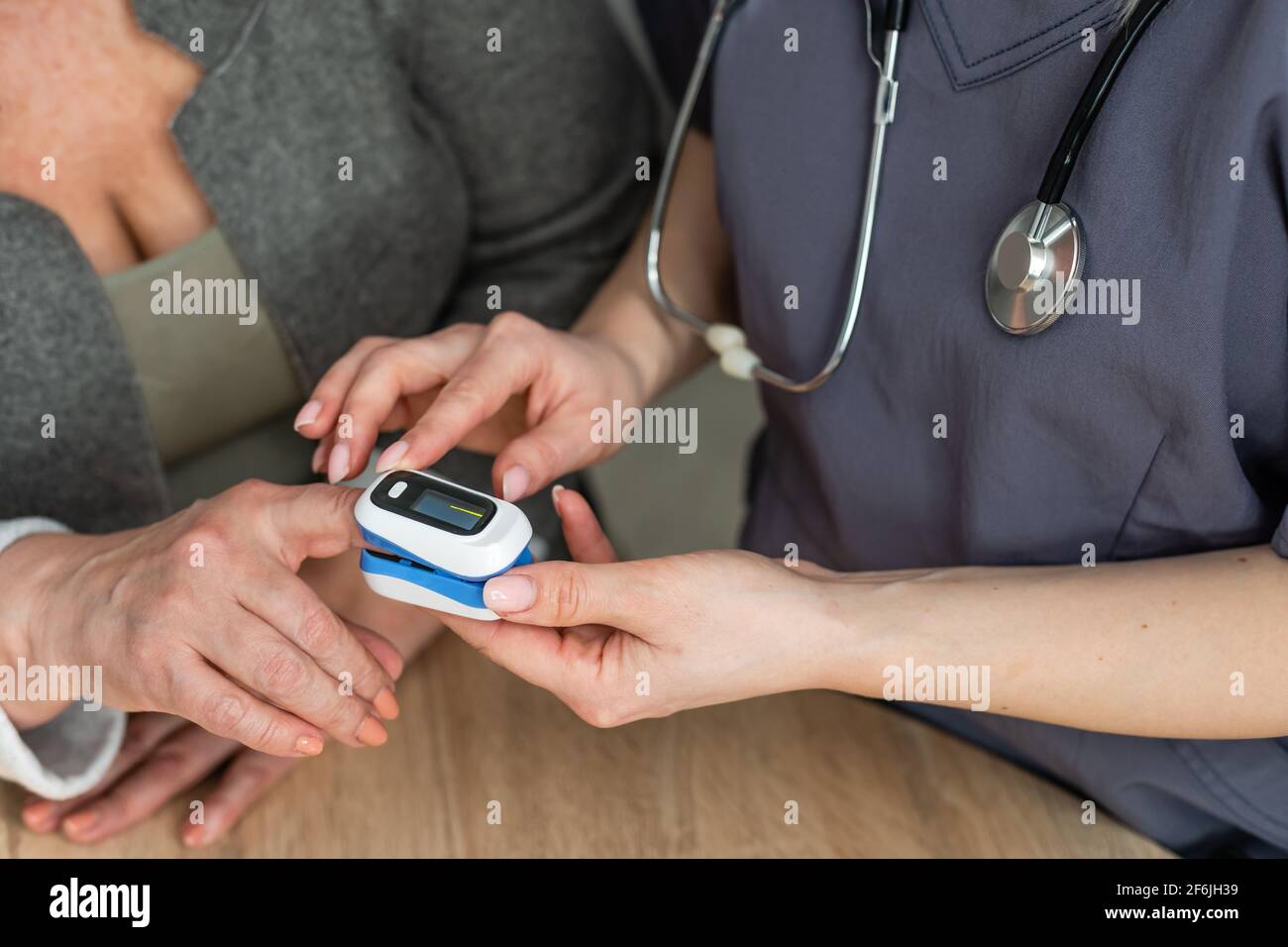 Medical and healthcare concept, Professional doctors are measuring ...