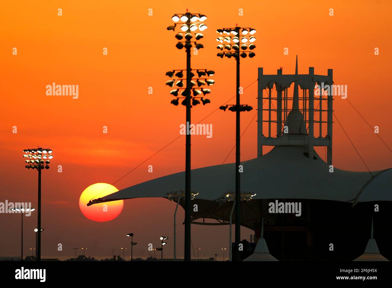 Sunset during the 2017 FIA WEC World Endurance Championship, 6 Hours of ...