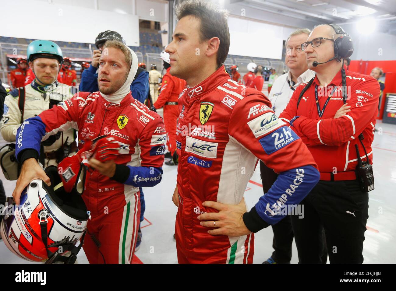 BIRD Sam (gbr), Ferrari 488 GTE team AF Corse, ambiance portrait, RIGON ...