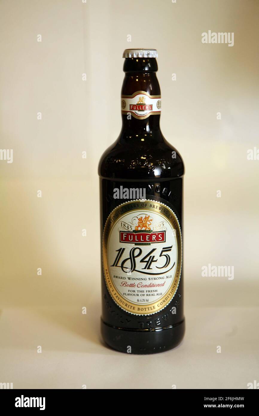 fullers 1845 50 best beerpic David Sandison Stock Photo - Alamy