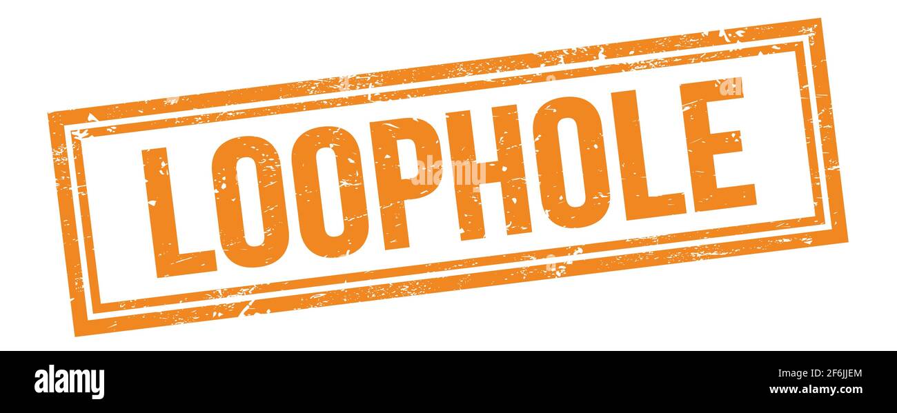 Loophole stamp hi-res stock photography and images - Alamy