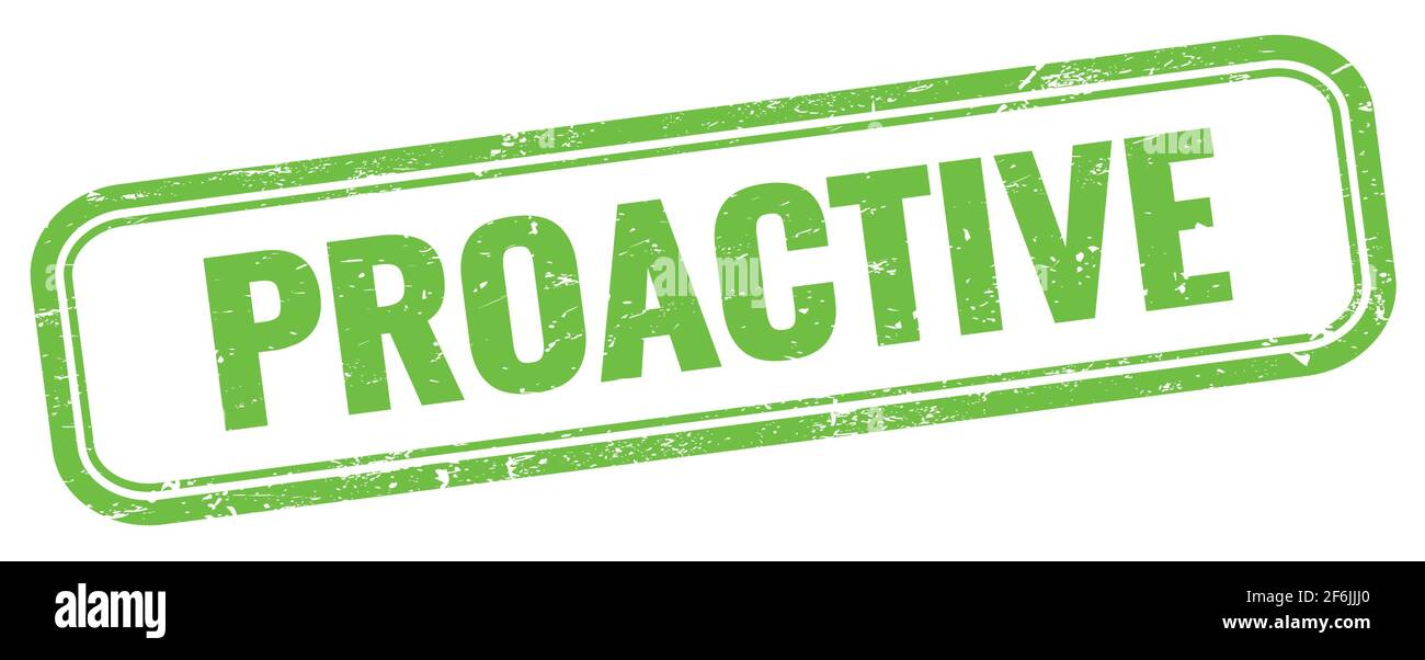 Proactive rubber stamp hi-res stock photography and images - Alamy
