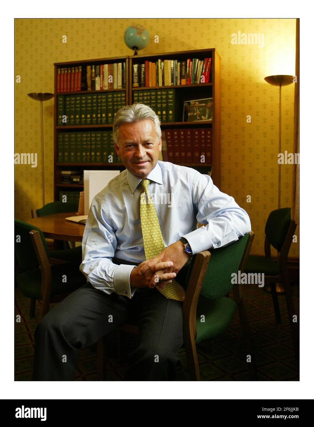 Alan Duncan in his office in Westminster.pic David Sandison 27/4/07 ...