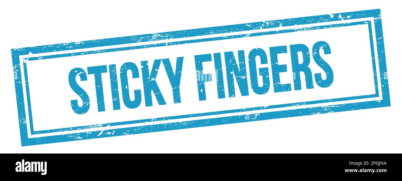 Sticky fingers stamp hi-res stock photography and images - Alamy