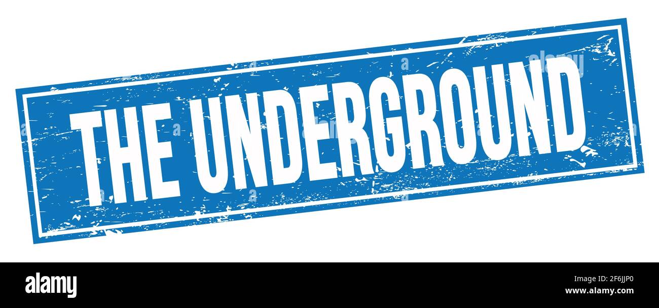 Underground text Cut Out Stock Images & Pictures - Alamy