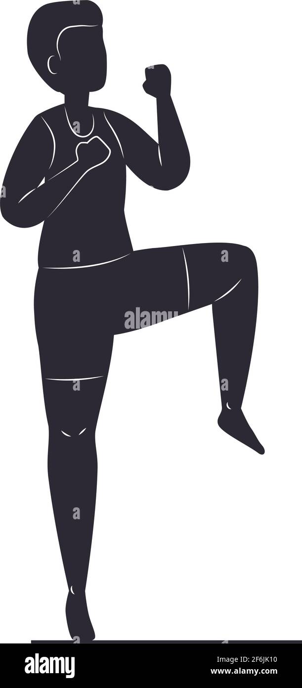 leg up silhouette Stock Vector Image & Art - Alamy