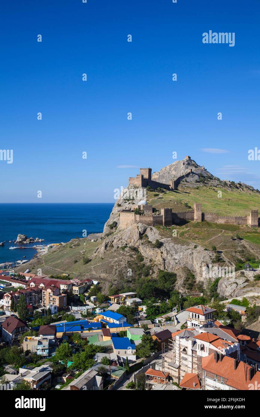 Ukraine, Crimea, Sudak, Genoese fortress Stock Photo - Alamy