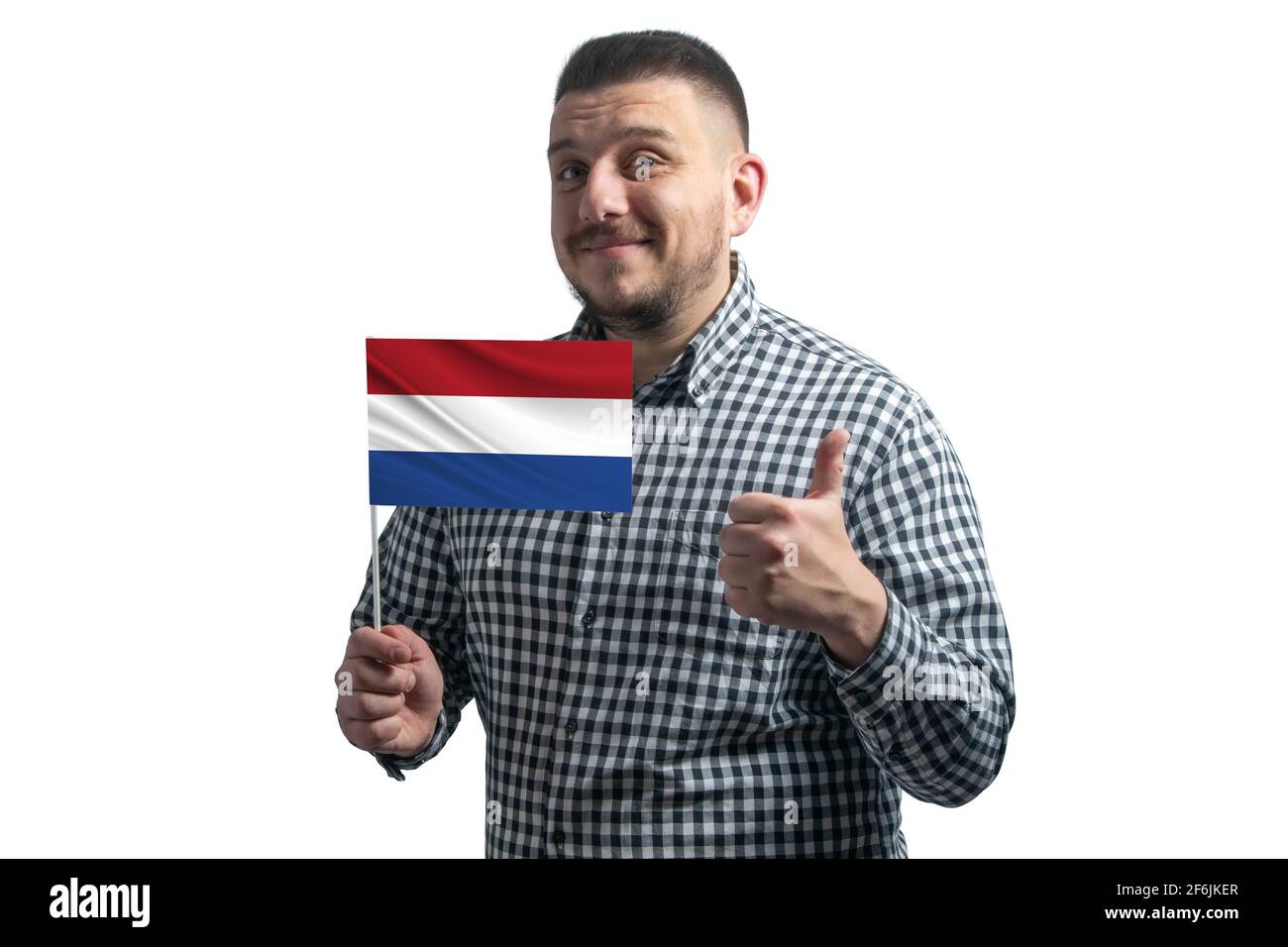Hand waving netherlands flag hi-res stock photography and images - Alamy