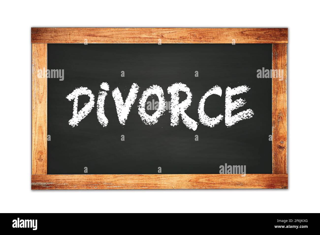 Divorce on blackboard Cut Out Stock Images & Pictures - Alamy