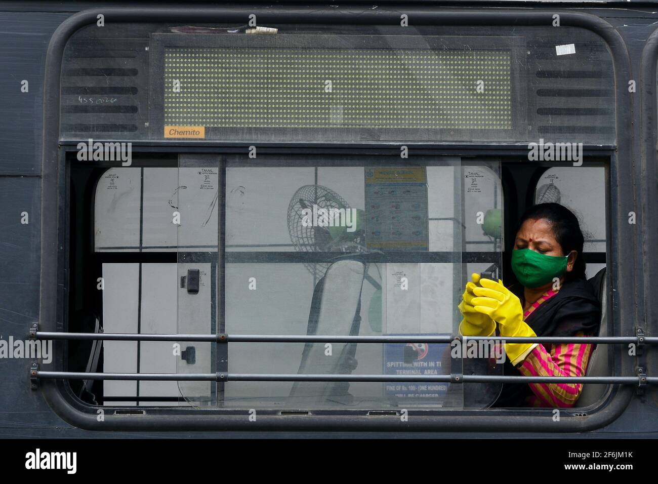 Inside bus india hi-res stock photography and images - Alamy