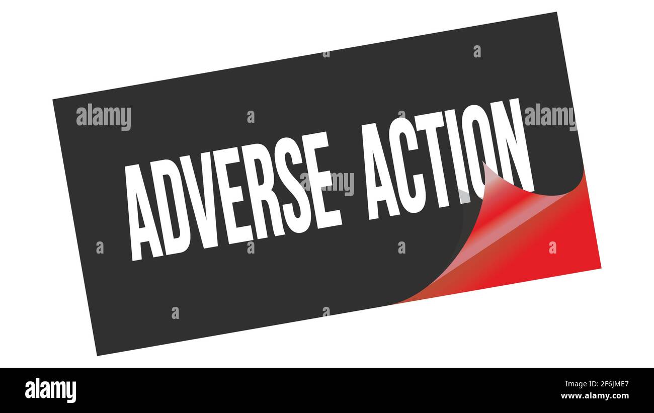 Adverse action stamp hi-res stock photography and images - Alamy
