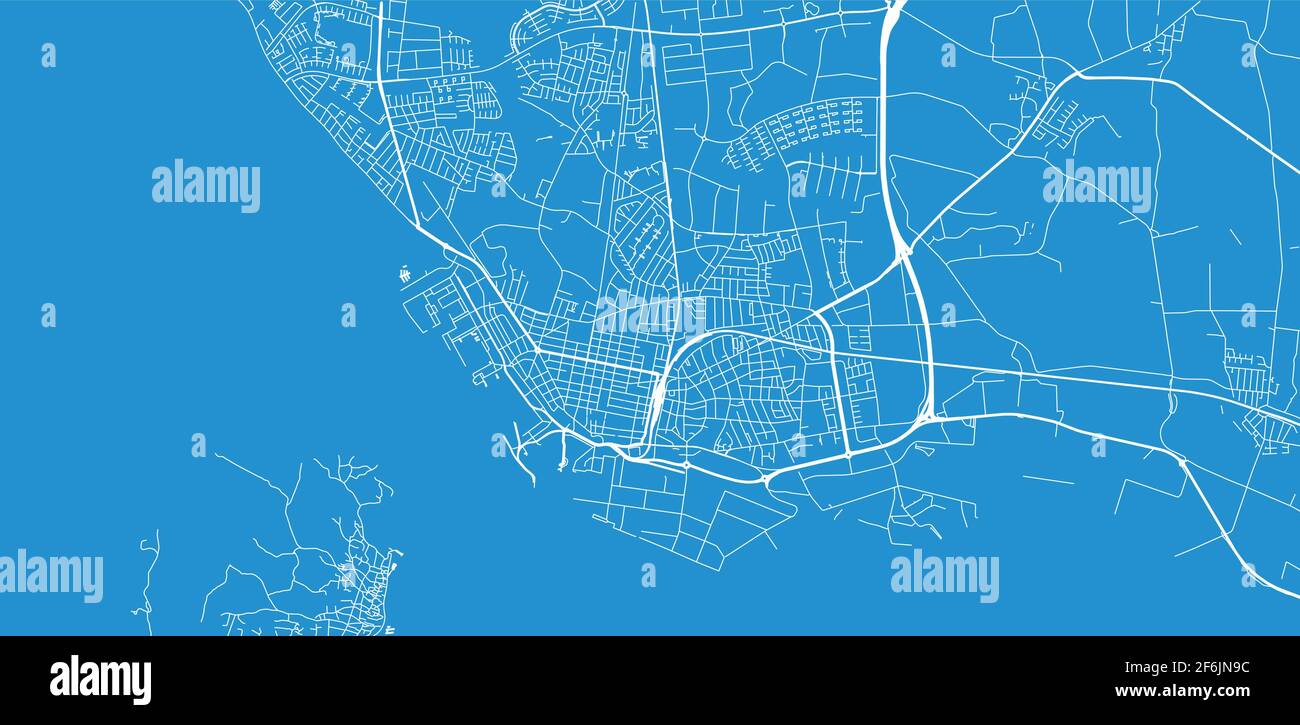 Esbjerg area map hi-res stock photography and images - Alamy