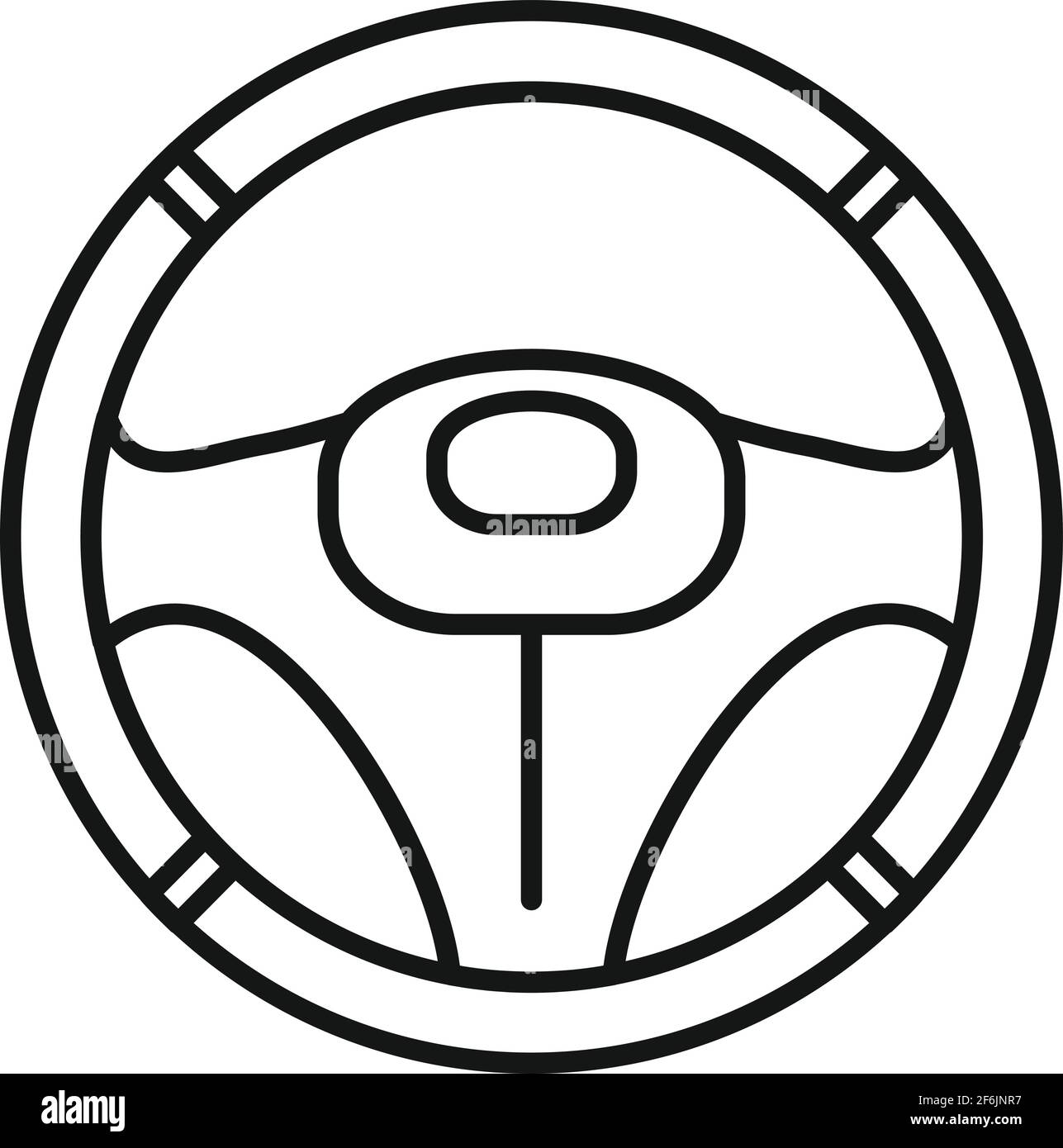 Leather steering wheel icon, outline style Stock Vector Image & Art - Alamy