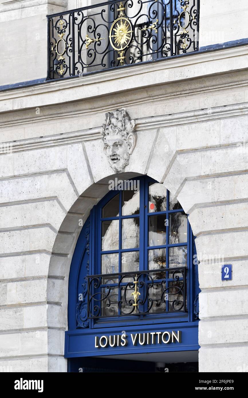 Louis Vuitton Flag store - Paris - France Stock Photo - Alamy
