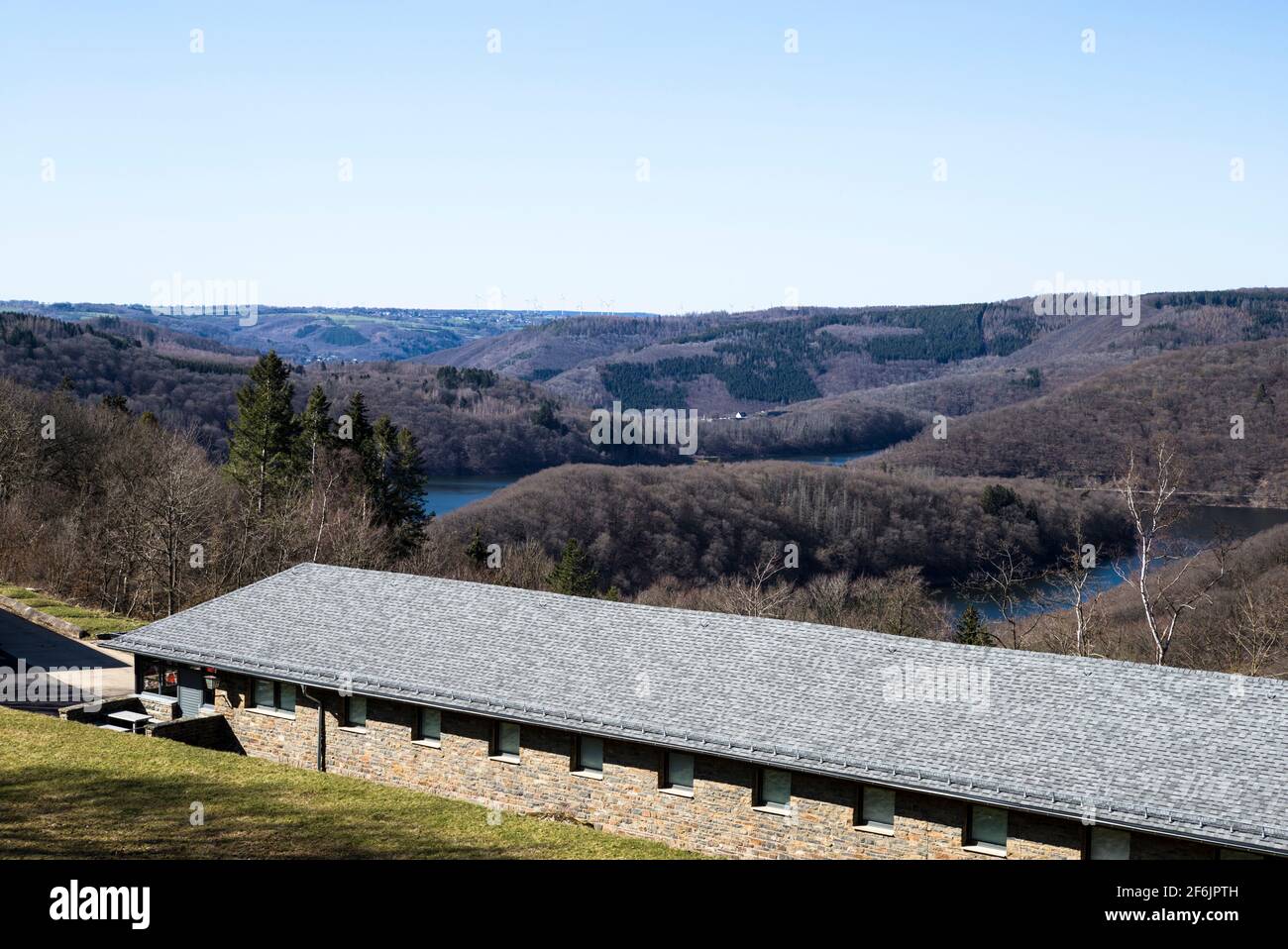 Ordensburg Vogelsang in Eifel National Park, Germany. The former Nazi ...