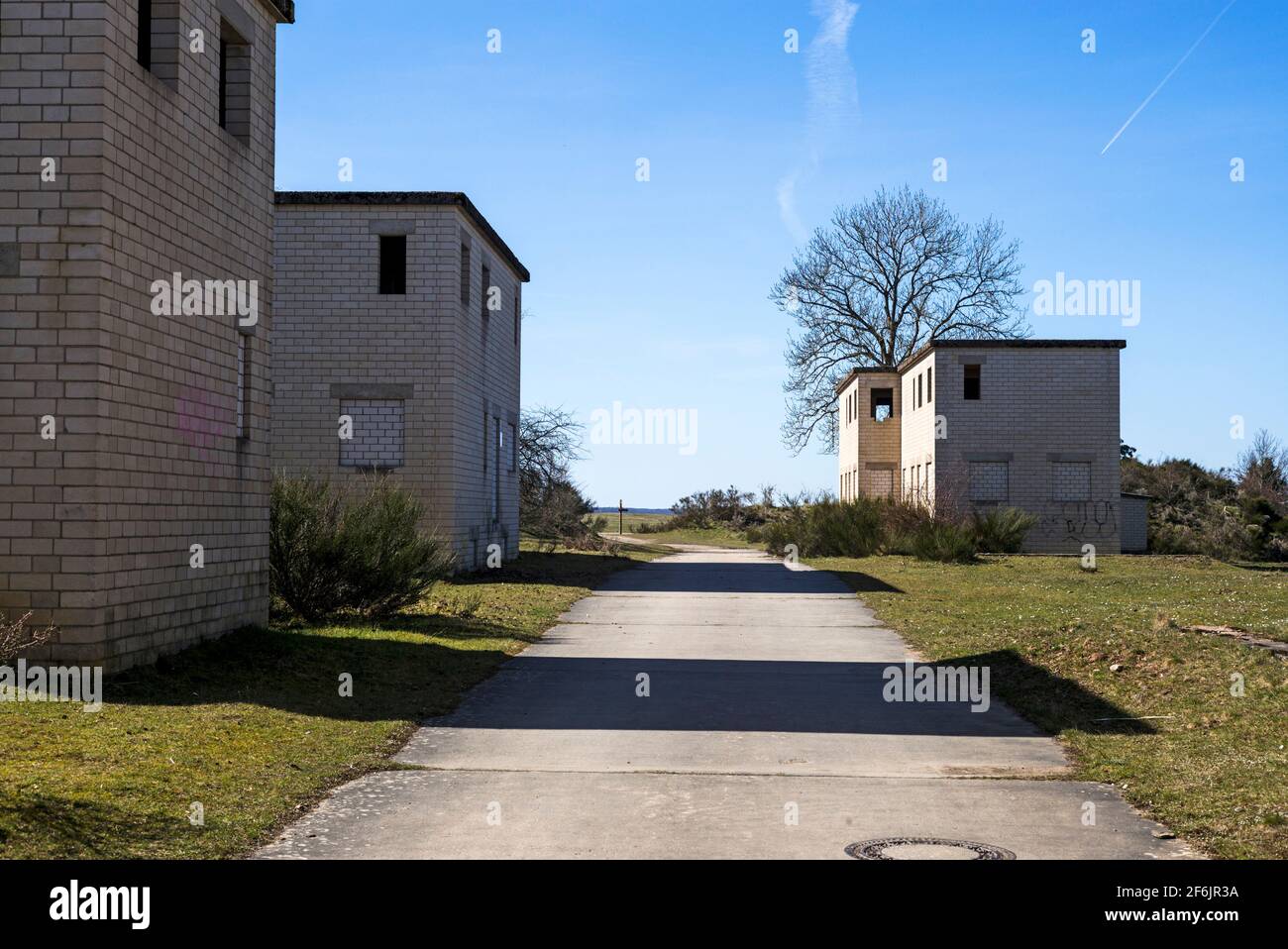 The ghost village of Wollseifen, situated inside Vogelsang Military ...