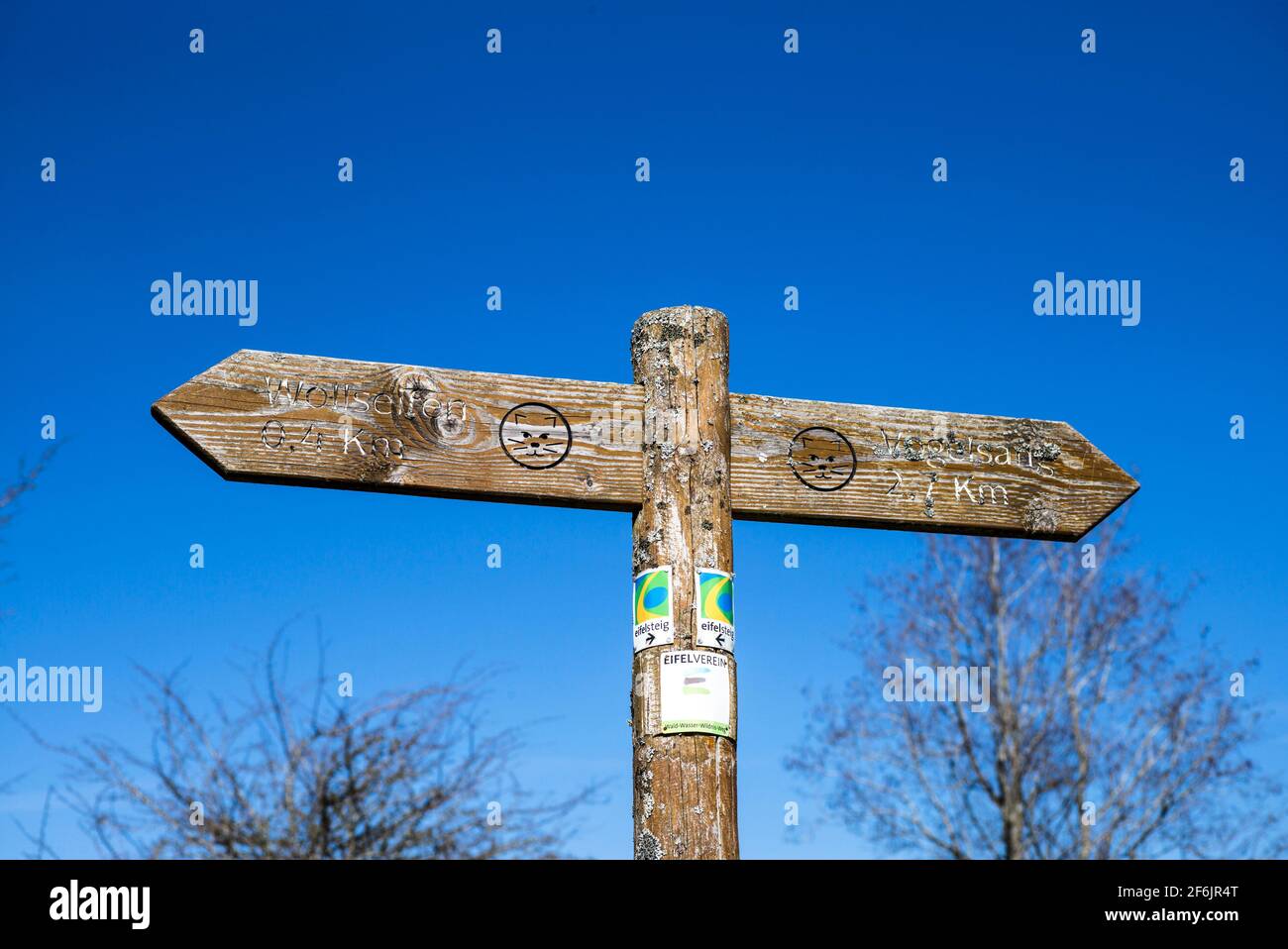 The ghost village of Wollseifen, situated inside Vogelsang Military ...