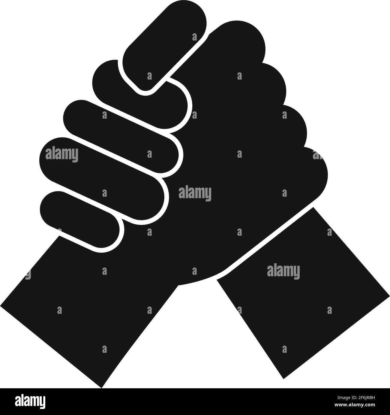 Arm wrestle wrestling Black and White Stock Photos & Images - Alamy