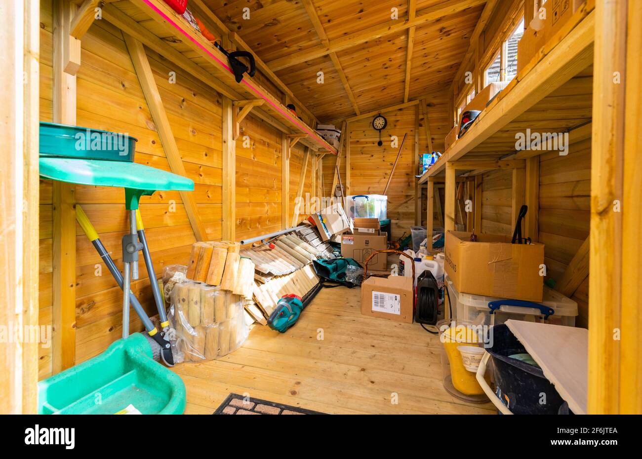 Empty garden shed inside hi-res stock photography and images - Alamy