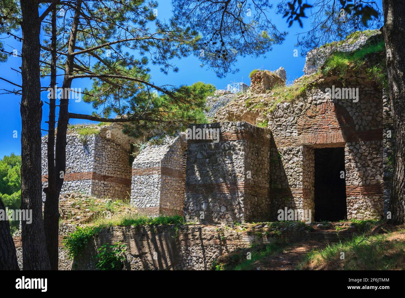 Tiberius villa jovis capri hi-res stock photography and images - Alamy