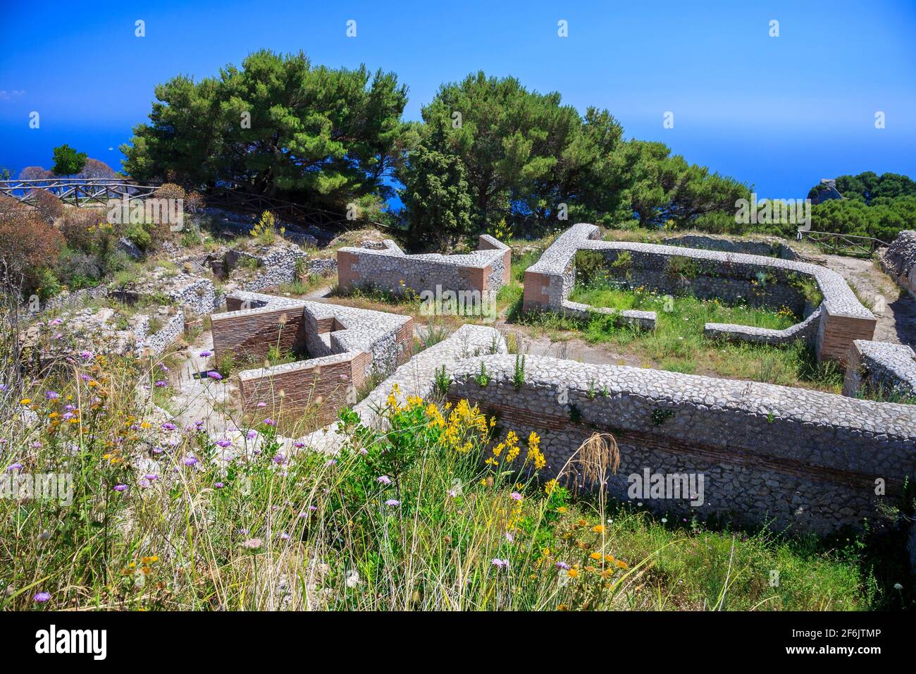 Tiberius palace capri hi-res stock photography and images - Alamy