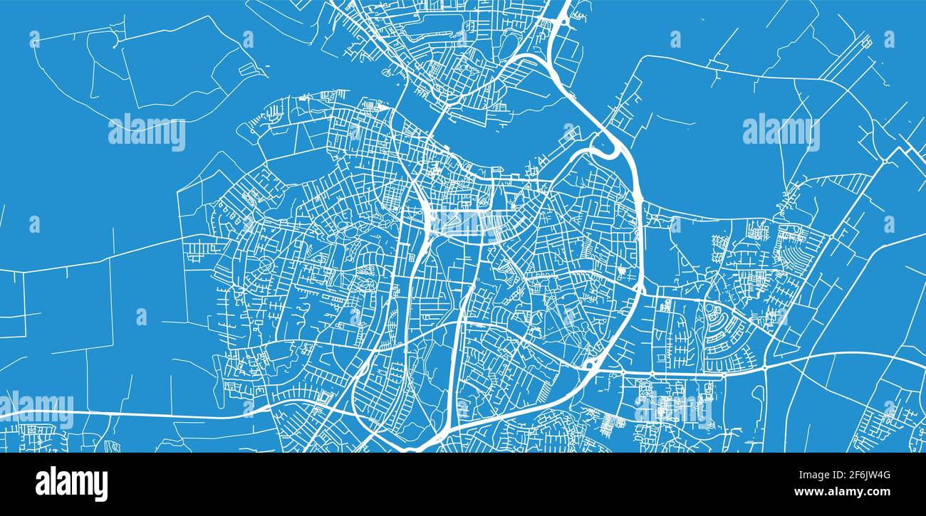 Aalborg street map hi-res stock photography and images - Alamy