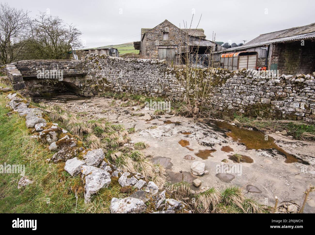 Foxup Bridge Farm Stock Photo - Alamy