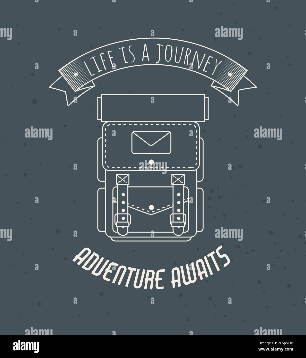 camping backpack emblem Stock Vector Image & Art - Alamy