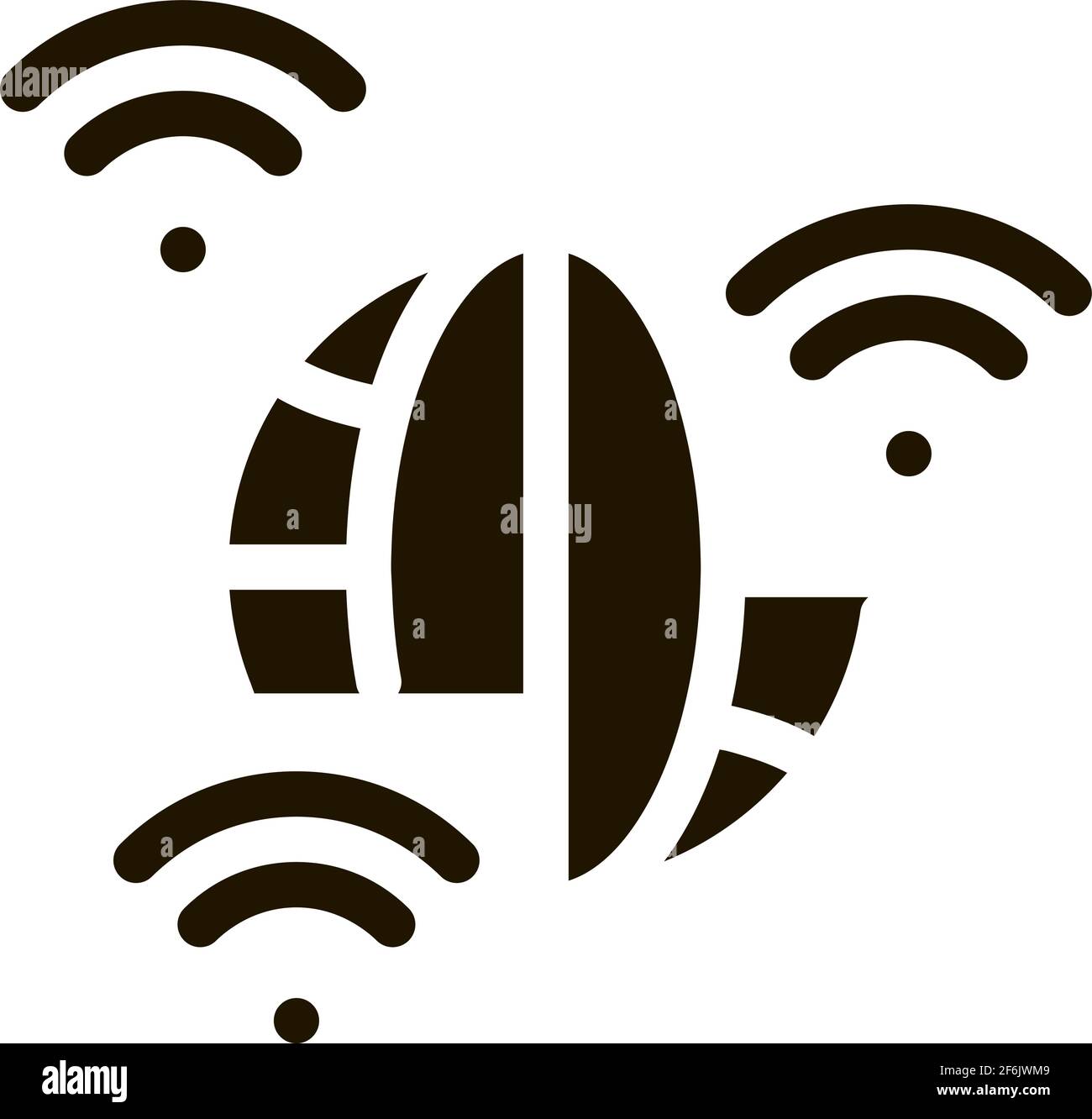 smart house mechanical gear icon Vector Glyph Illustration Stock Vector ...