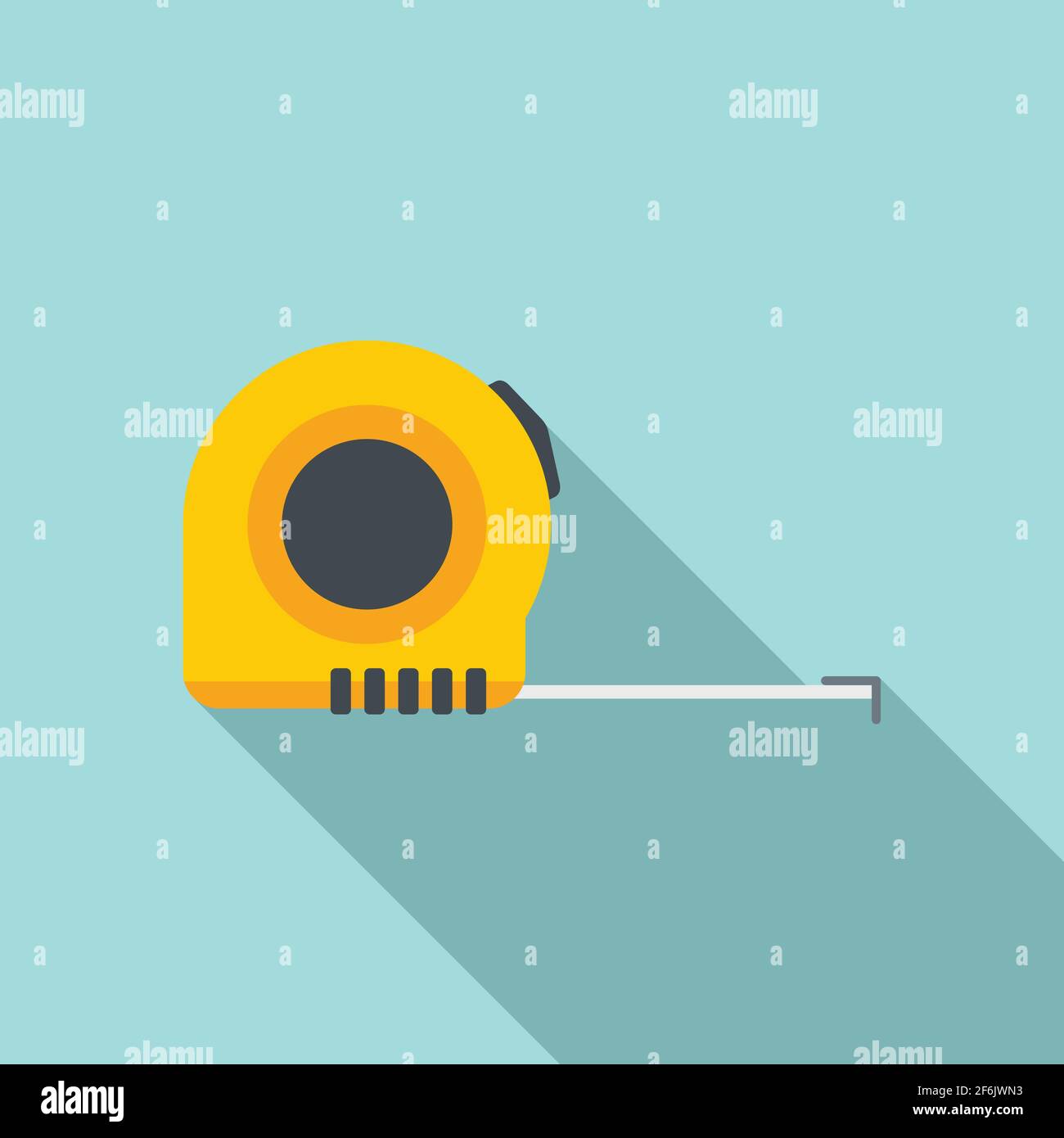Carpenter ruler icon, flat style Stock Vector Image & Art - Alamy