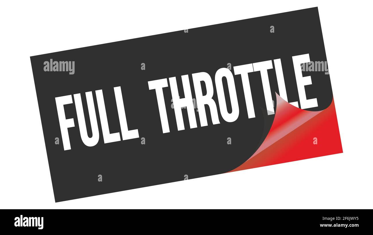 Full Throttle Text High Resolution Stock Photography and Images - Alamy