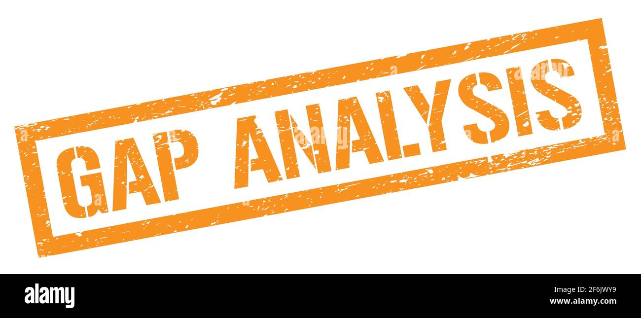 Gap analysis stamp hi-res stock photography and images - Alamy