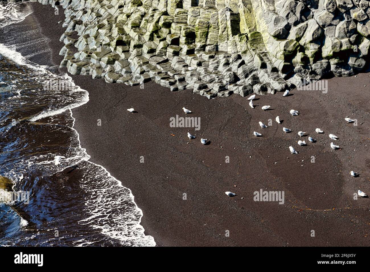 Cliff viewpoint. Arnarstapi. Snaefellsnes peninsula. Iceland Stock ...