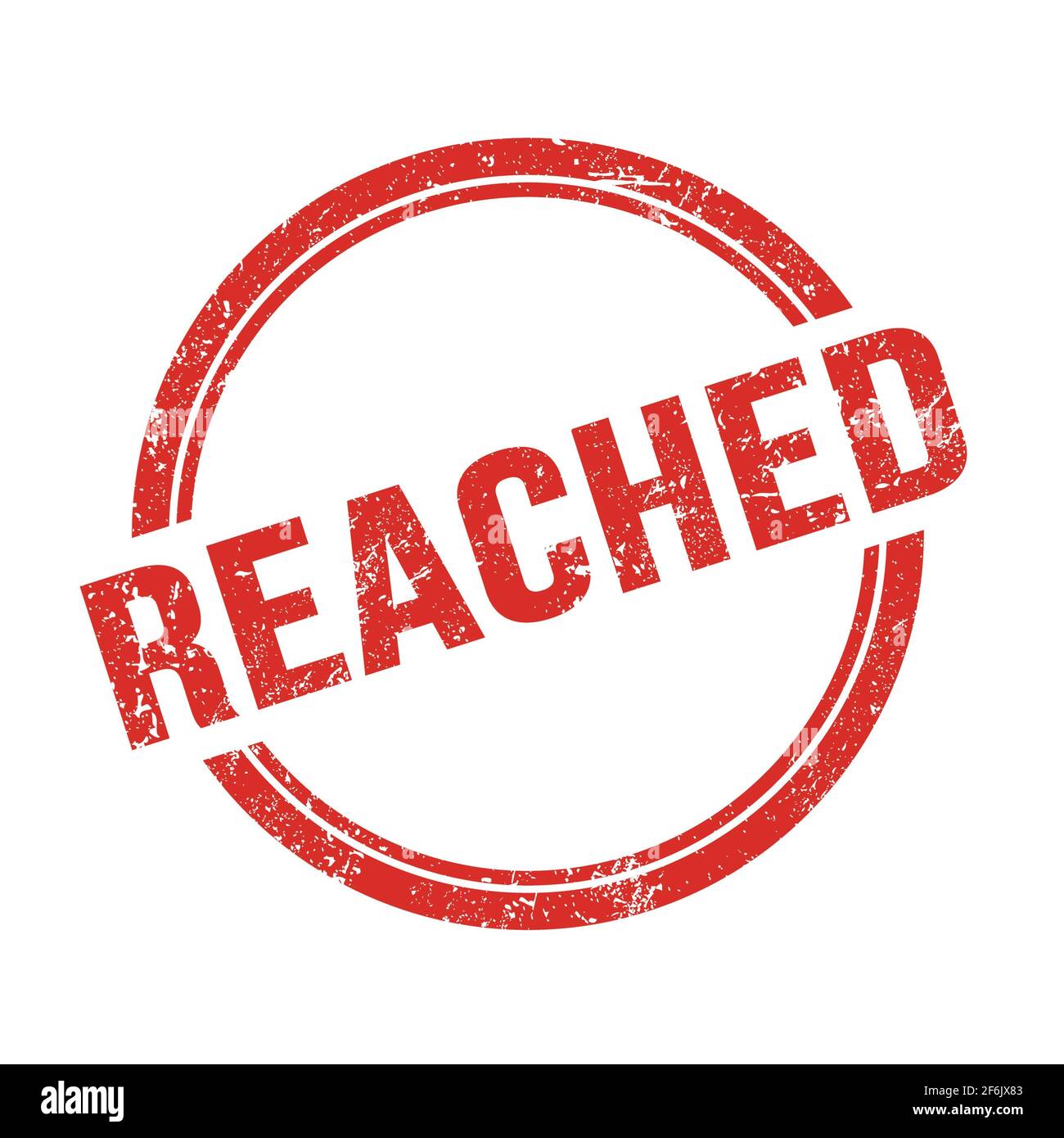 Reached stamp hi-res stock photography and images - Alamy