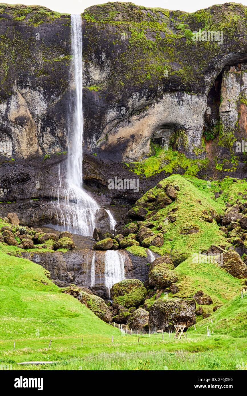 Foss á Síðu waterfall. Iceland Stock Photo - Alamy