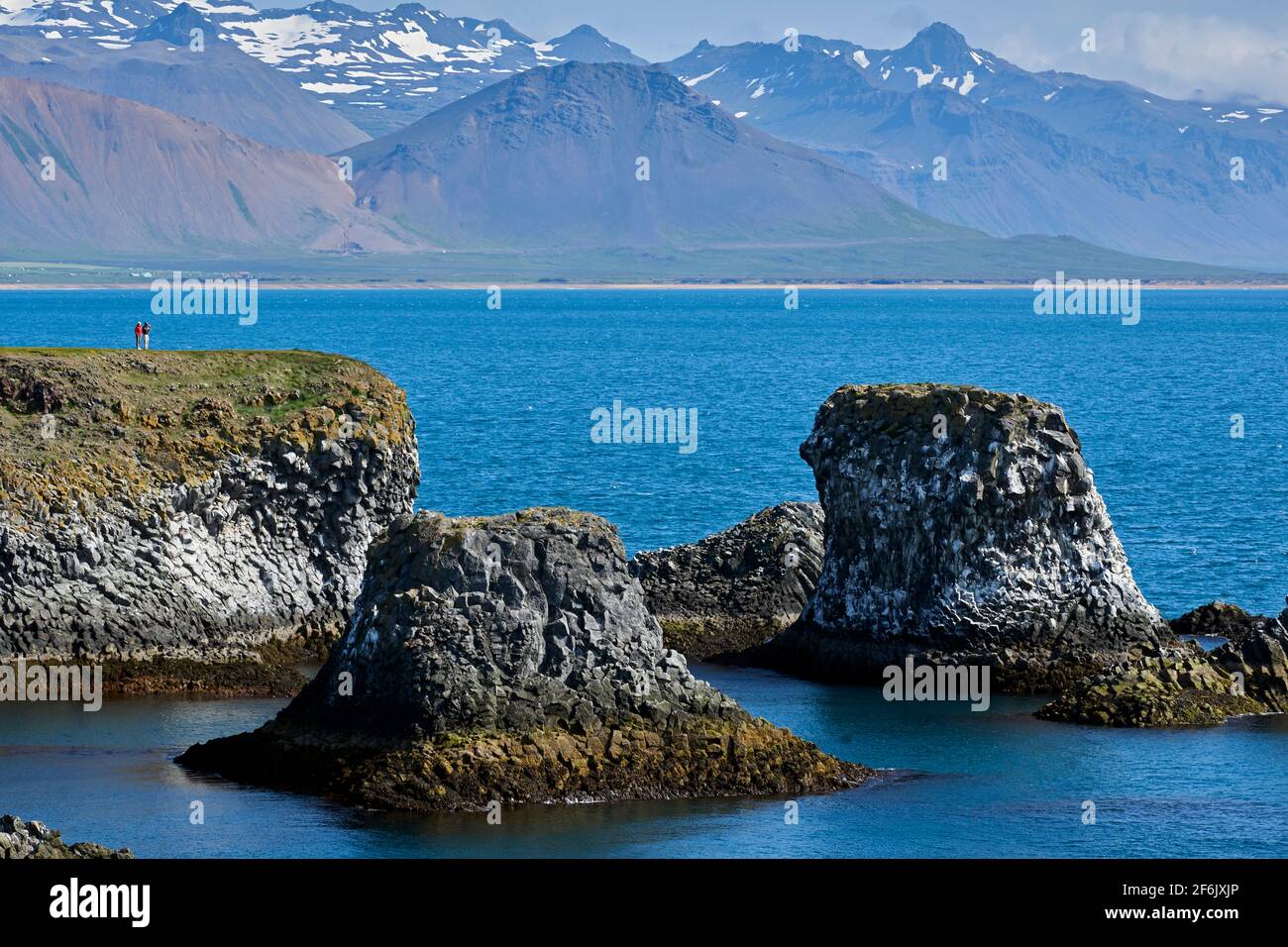 Bay cove sea ocean wave cliff hill hi-res stock photography and images ...
