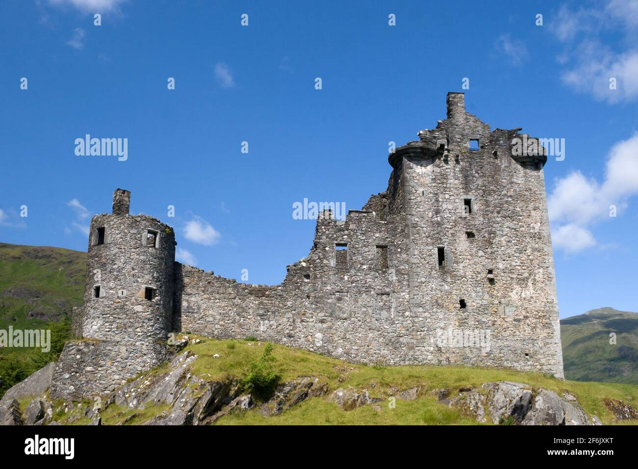Kilchurn Castle on the shores of Loch Awe, Argyll, Scotland now in ...